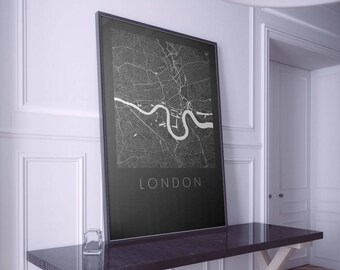 London map | Etsy