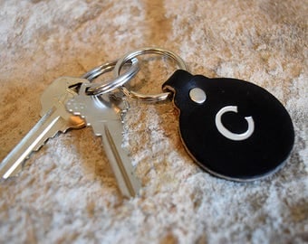Leather key fob | Etsy