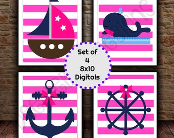 Girls nautical decor | Etsy