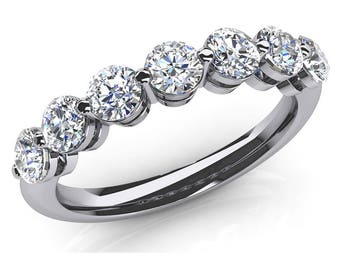 Stone wedding ring | Etsy