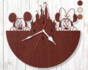 Mickey mouse clock | Etsy