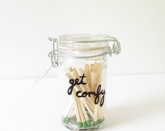 Jar of matches | Etsy