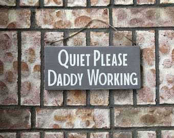 Quiet please sign | Etsy