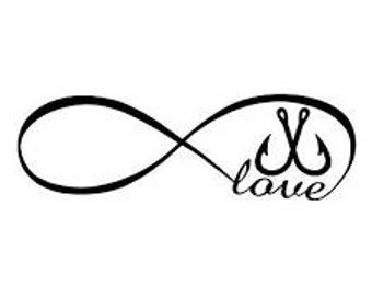 Infinity car decal | Etsy