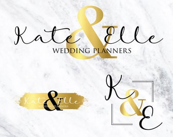 Gold foil ampersand | Etsy