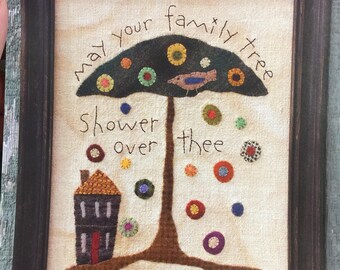 Family tree quilt | Etsy