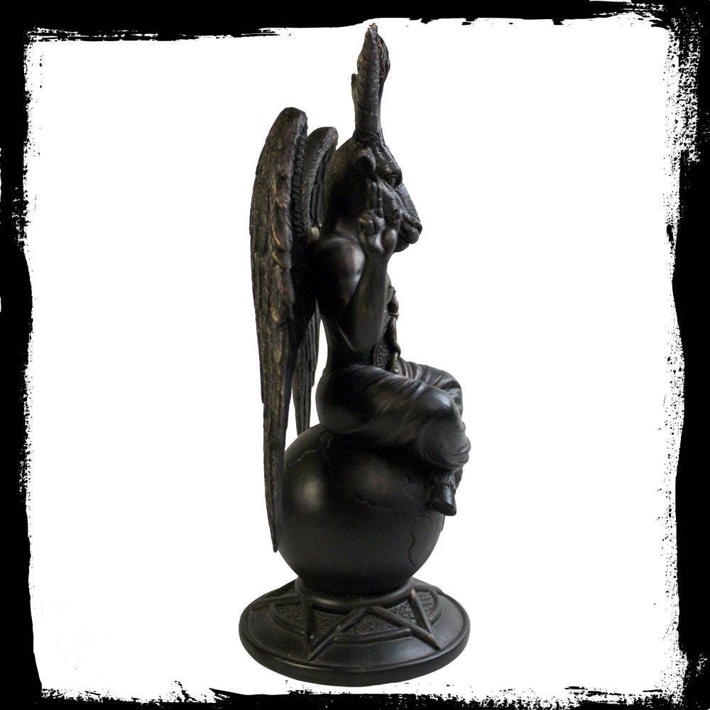 Baphomet Statue - baphomet occult witch lucifer gothic satan black magic