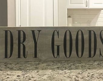 Dry Goods & Gifts Sign Mercantile Decor Custom Gift Shop