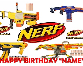 Nerf cake topper | Etsy
