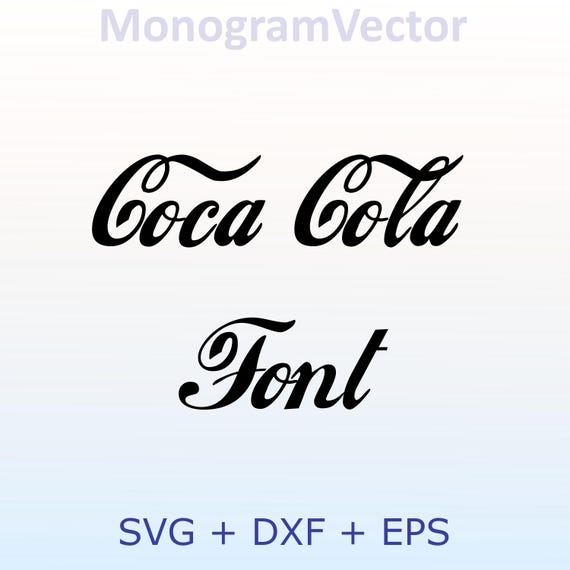 Coca Cola Vector Font
