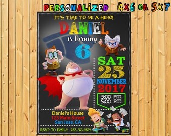 Captain underpants party supplies | Etsy