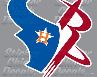 Houston texans decal | Etsy