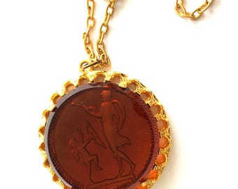 Goldette intaglio | Etsy