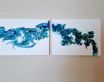 2 piece painting | Etsy