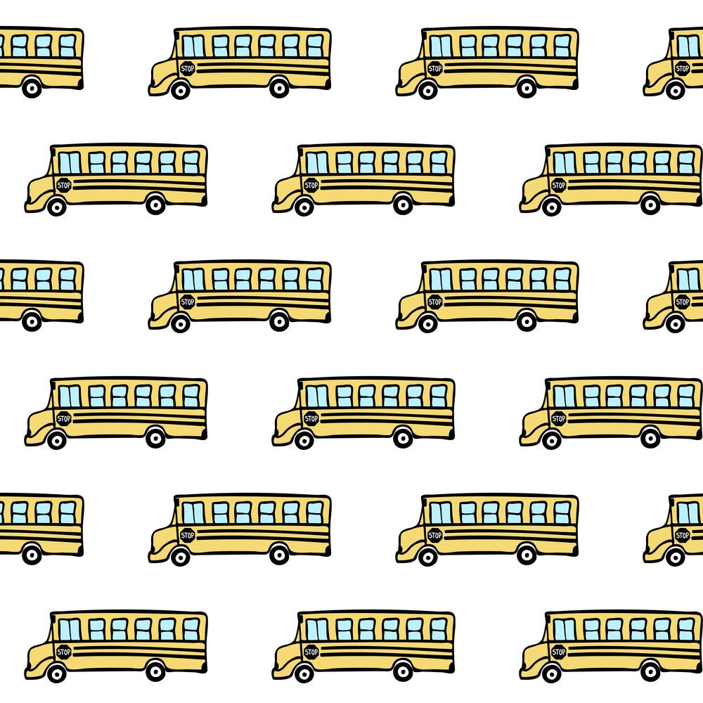 School Bus Fabric School Bus Yellow By Littlearrowdesign