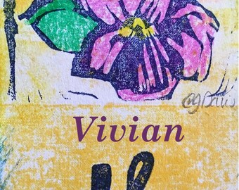 Name vivian | Etsy