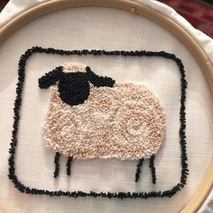 Beginner Punch Needle Kit Sheep BPN1/Kit Needlepunch