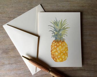 Personalized Pineapple Note Cards Pineapple Thank you notes