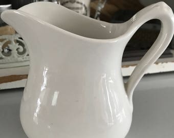 Ironstone pitcher | Etsy