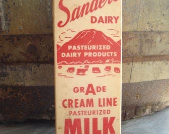 Vintage milk carton | Etsy