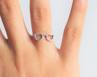 Glass eye ring | Etsy