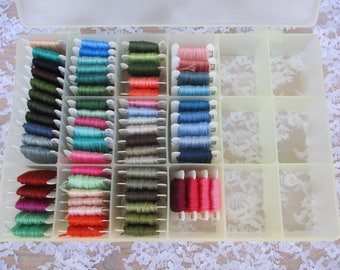 500 Plastic Thread Bobbins Embroidery Floss & Craft Thread