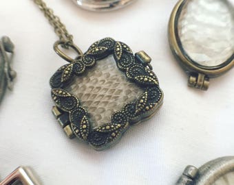 Snake locket | Etsy