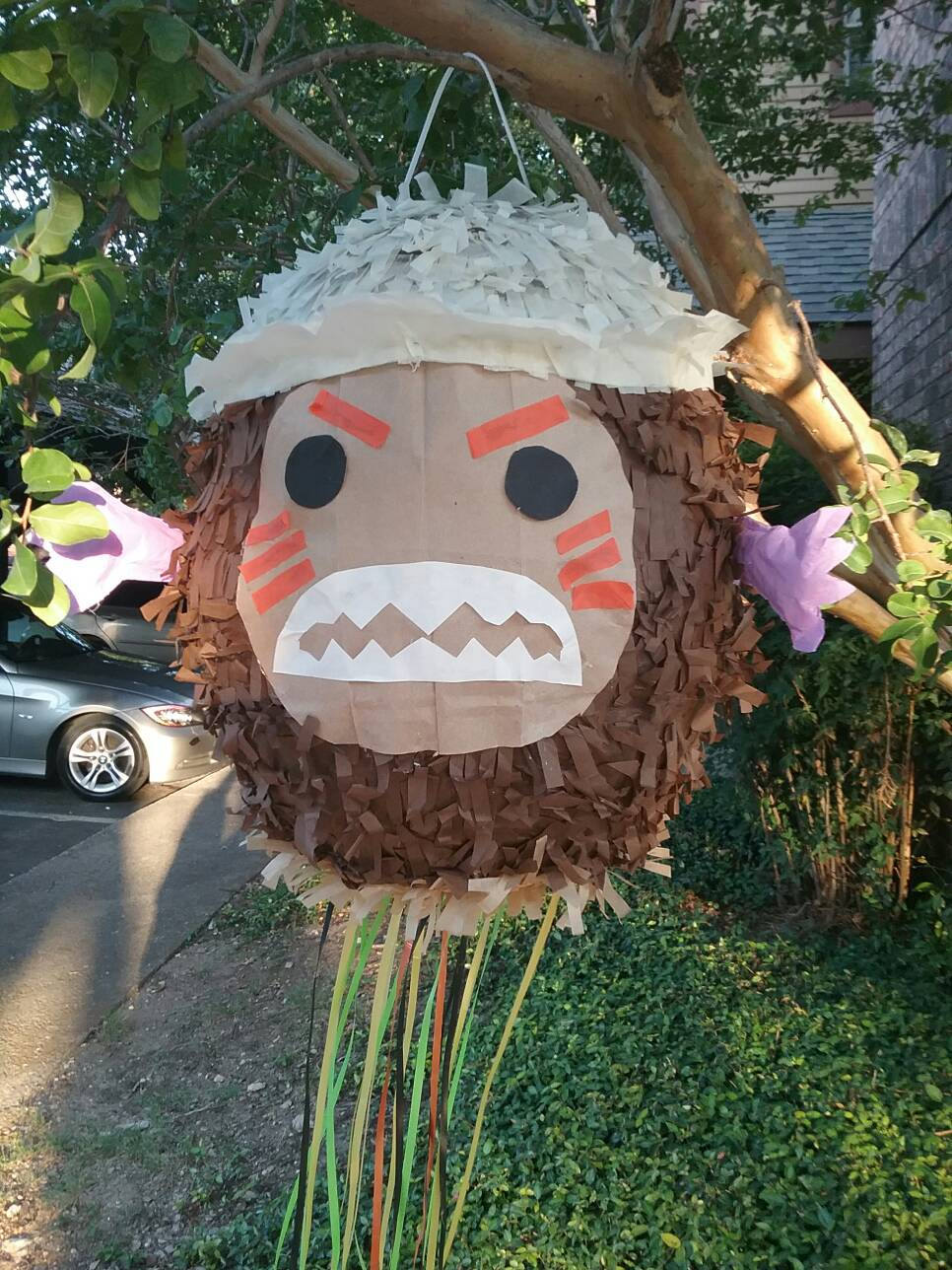 Moana Kakamora Coconut Pirate Pinata Pull String Or Hit Pull