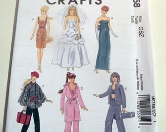 Barbie clothes pattern | Etsy