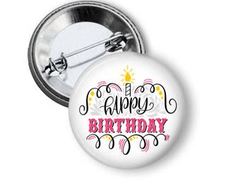 Birthday pin | Etsy