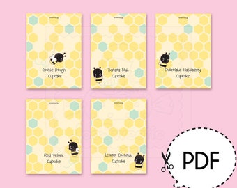 Bee cupcake wrappers | Etsy