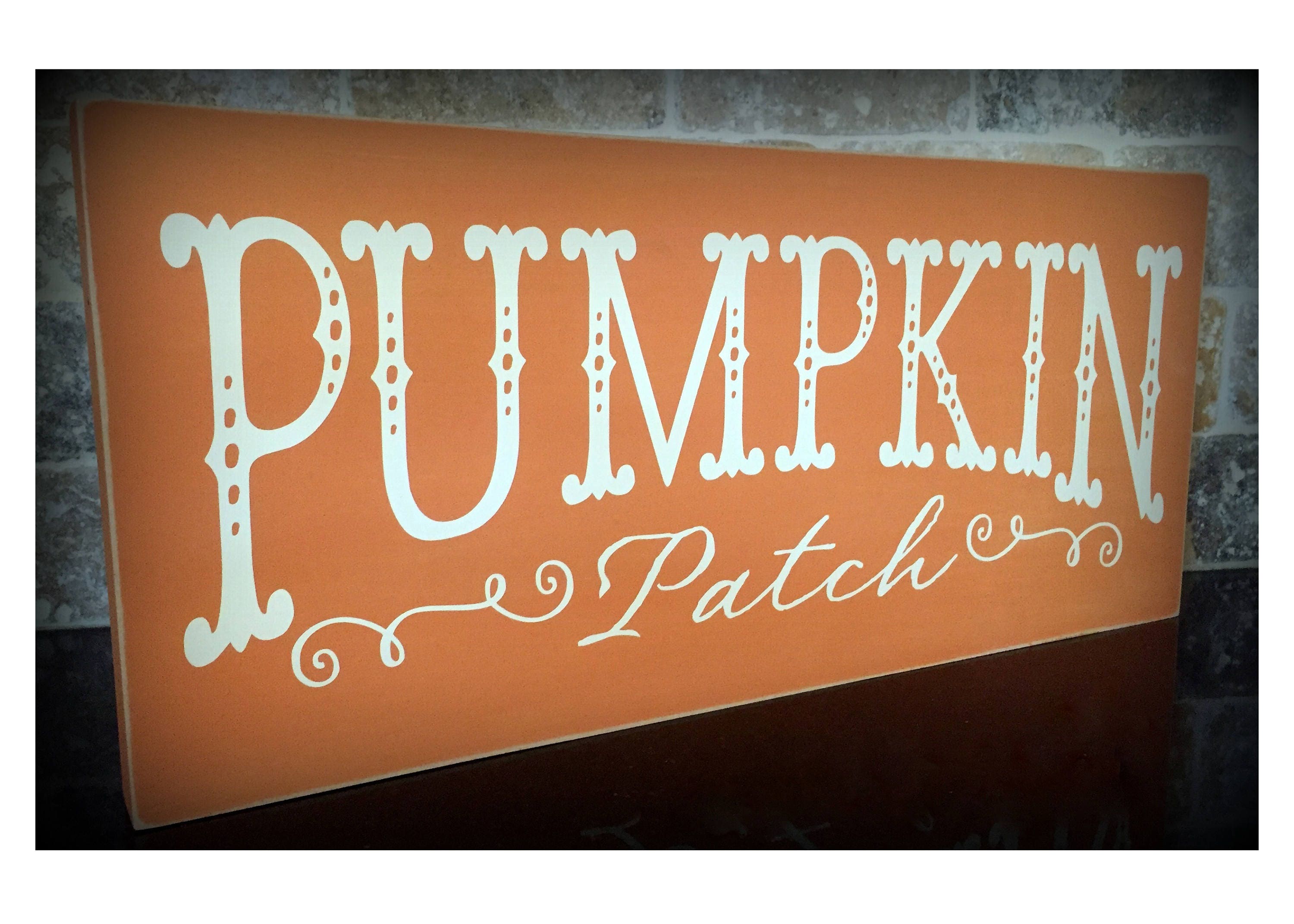 Pumpkin Patch Sign Fall Decor Porch Sign Wall Sign Wood