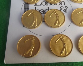 Golf club buttons | Etsy