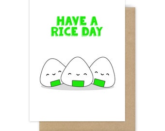 Sushi birthday card | Etsy