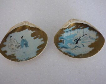 Painted clam shell | Etsy