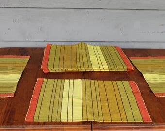 Lime green placemats | Etsy