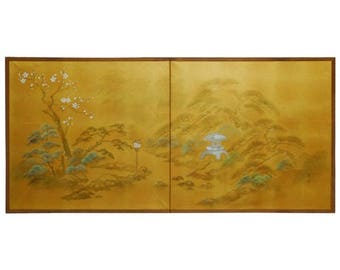 Japanese silk screen | Etsy