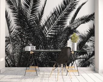 Palm tree wallpaper | Etsy