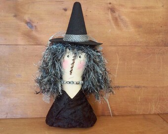 Fancy Primitive Witch Doll PATTERN Halloween pattern