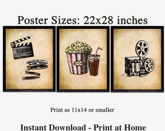 Movie decor | Etsy