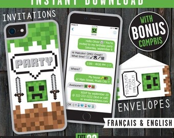 Phone invitation | Etsy