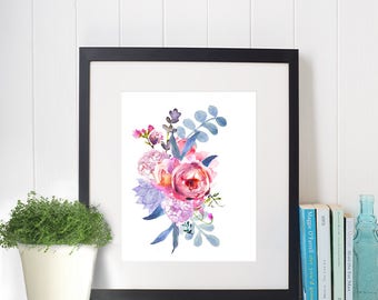 Flower printable | Etsy