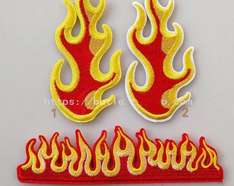 Flame patch | Etsy