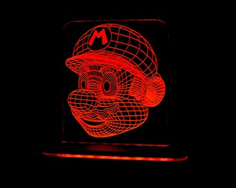 Mario night light | Etsy