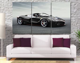 Ferrari canvas art | Etsy