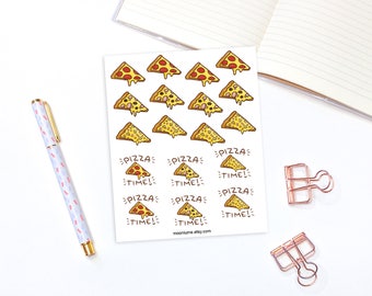Pizza stickers | Etsy