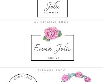 Hydrangea logo | Etsy