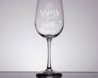 Sister wine glass | Etsy