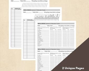 Symptom tracker | Etsy