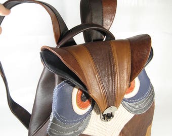 Owl backpack | Etsy